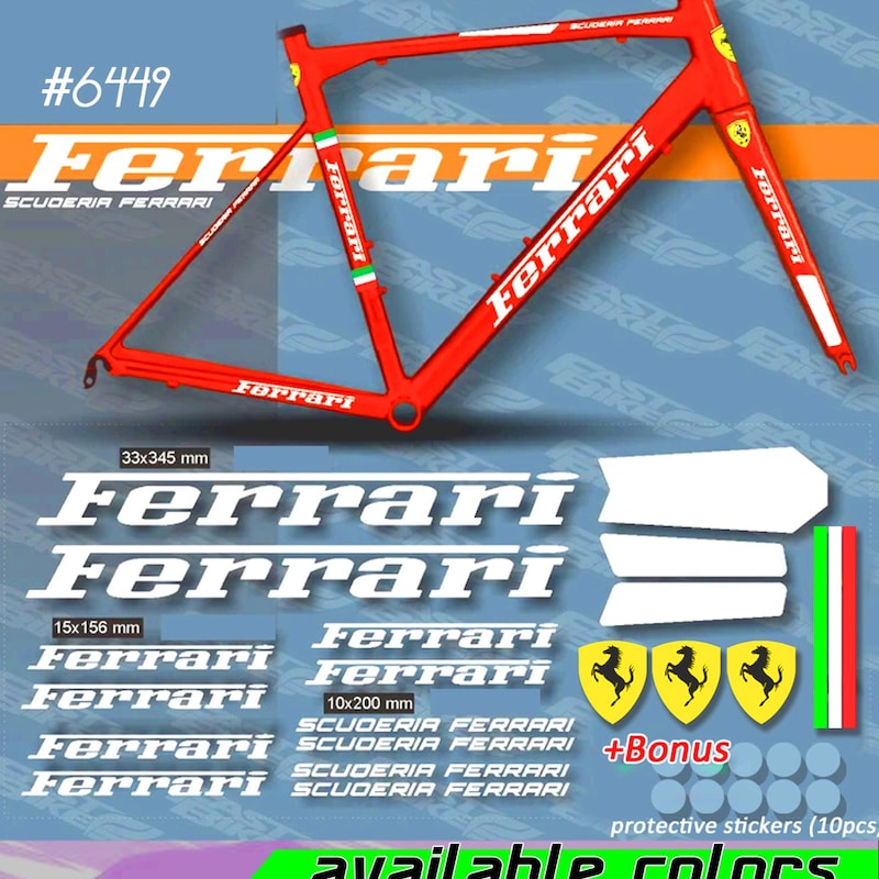 Ferrari Cycle - Etsy