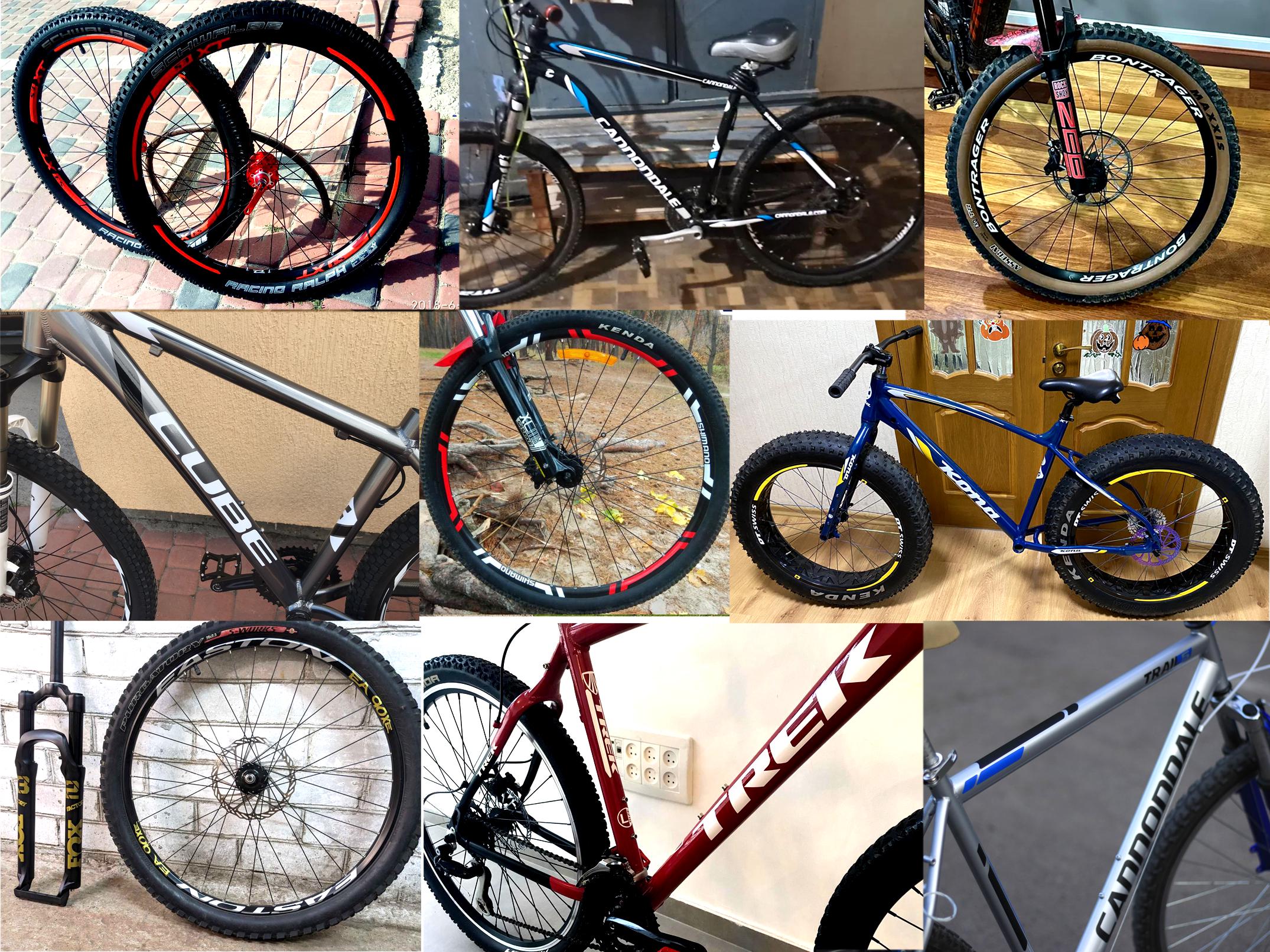 Trek Set of Bicycle Rim Stickers. for 2 Rims on Both Sides. High ...