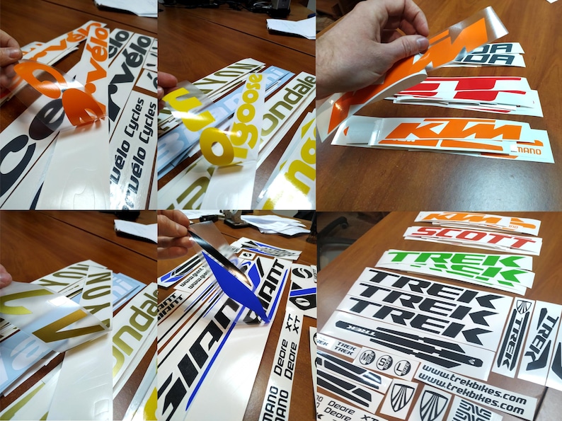 Trek Set of Bicycle Rim Stickers. for 2 Rims on Both Sides. High ...