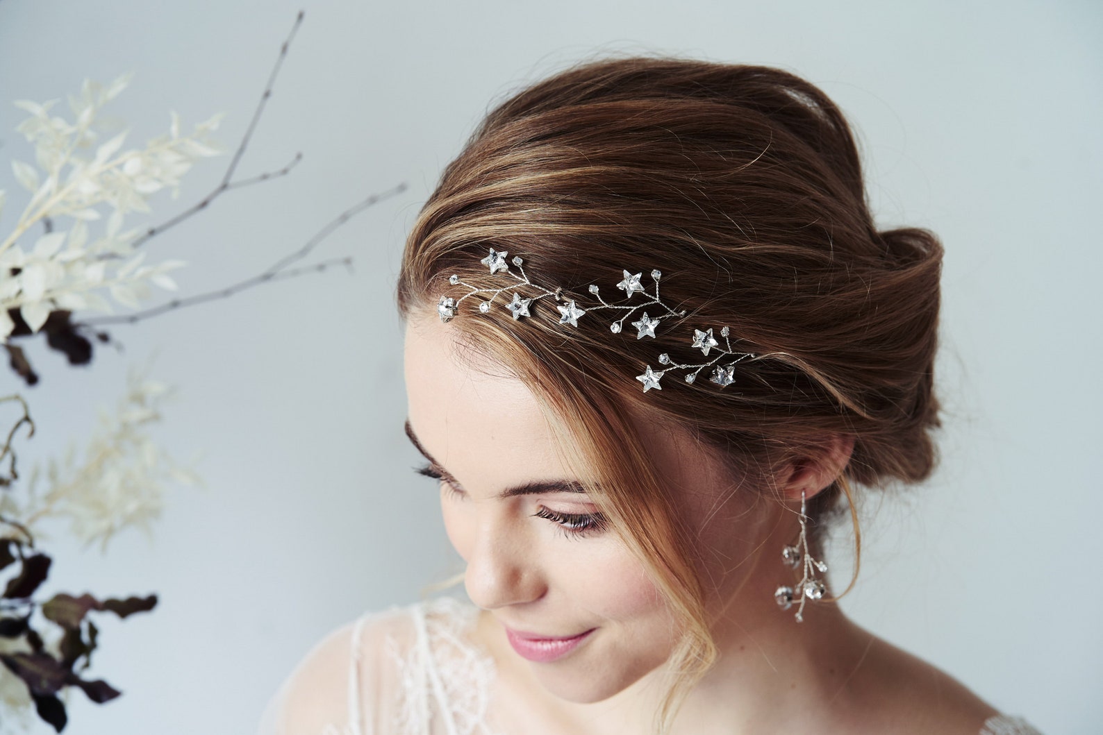 Constellation Wedding Hair Pins, Celestial Hair Pins, Swarovski Crystal ...