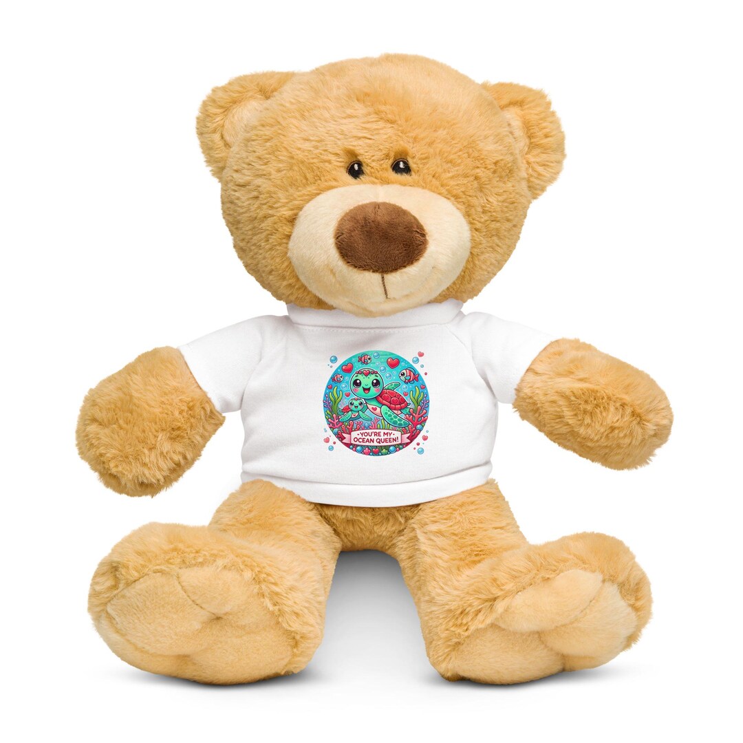 Sea Turtle Valentine’s Day Teddy Bear Perfect Gift for Lover Stuffed ...