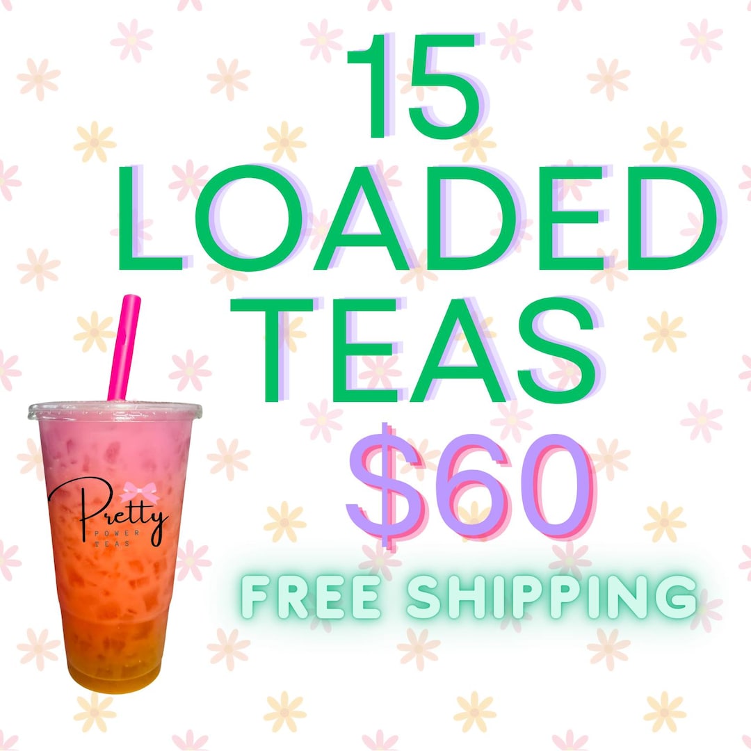 15 Loaded Teas. Liftoff, Nrg & Collagen Mix To-go - Etsy
