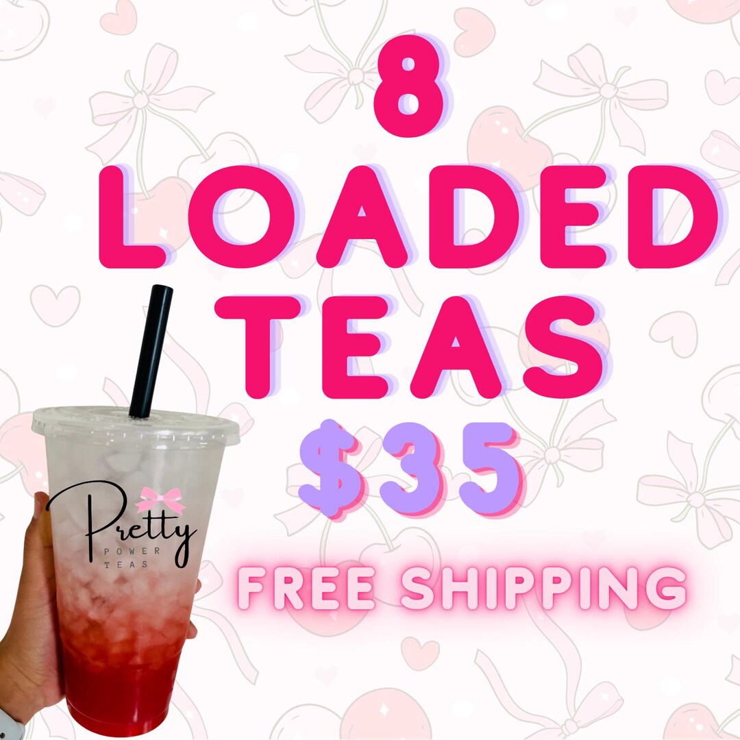 8 Loaded Teas. Liftoff, Nrg & Collagen Mix To-go - Etsy