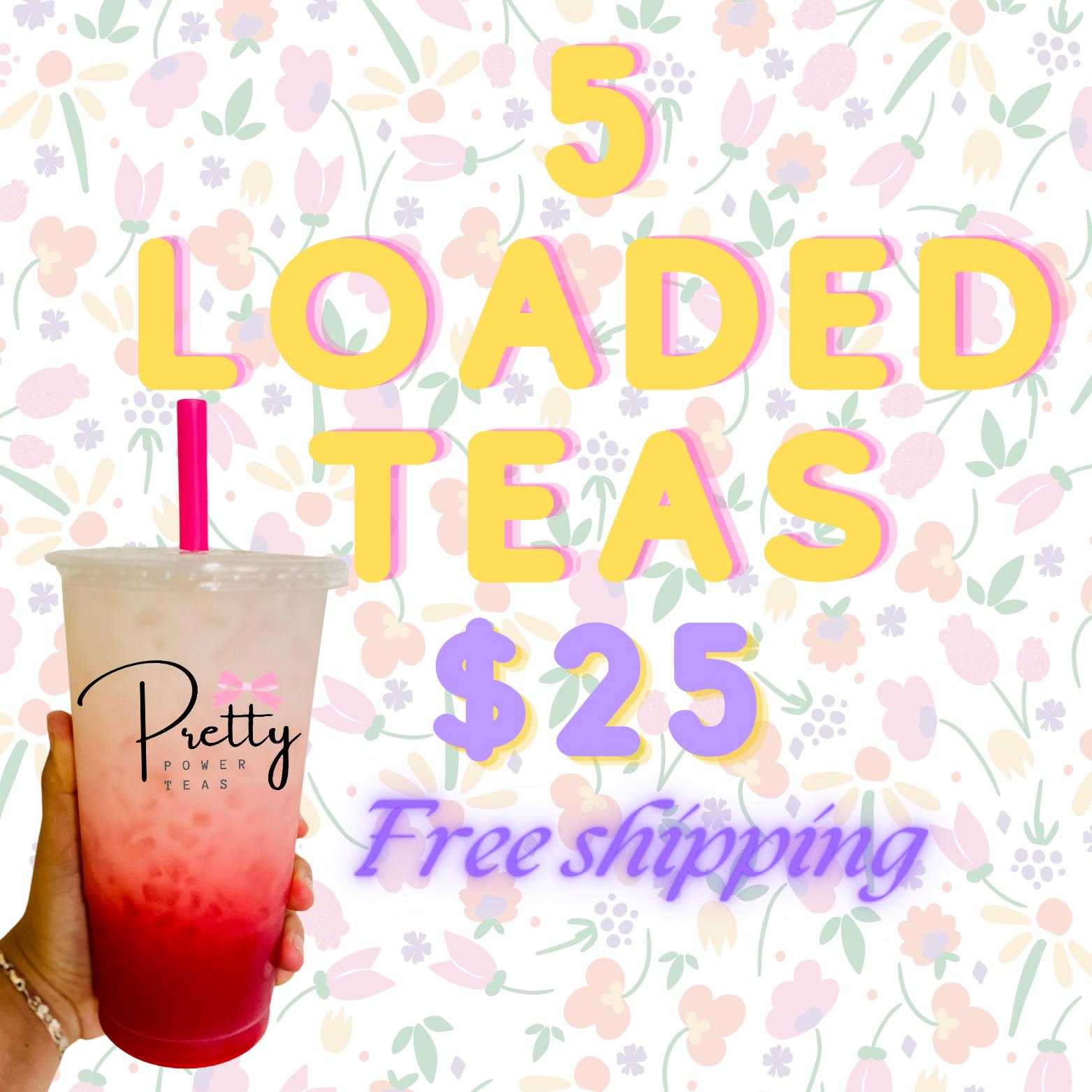 5 Loaded Tea. Liftoff, Nrg & Collagen Mix To-go - Etsy