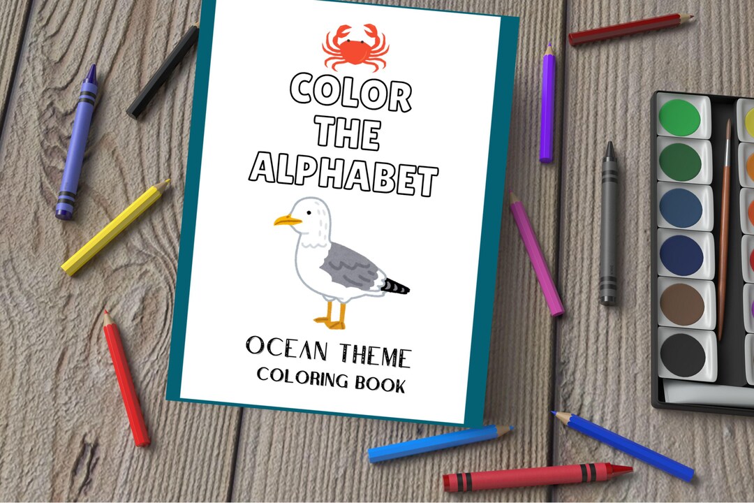 Color the Alphabet Under the Sea - Learn the Alphabet Ocean Themed ...