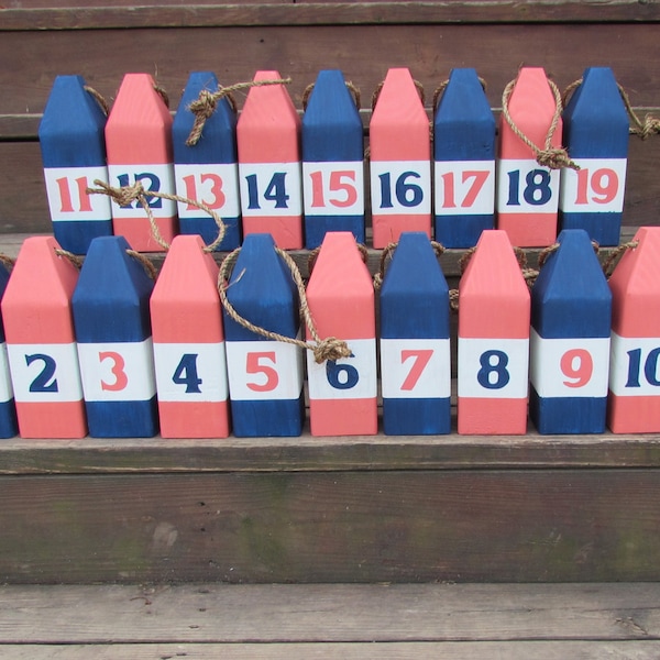 Navy and Coral Party Decor - Etsy