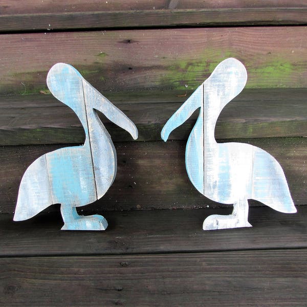 Wood Pelican - Etsy