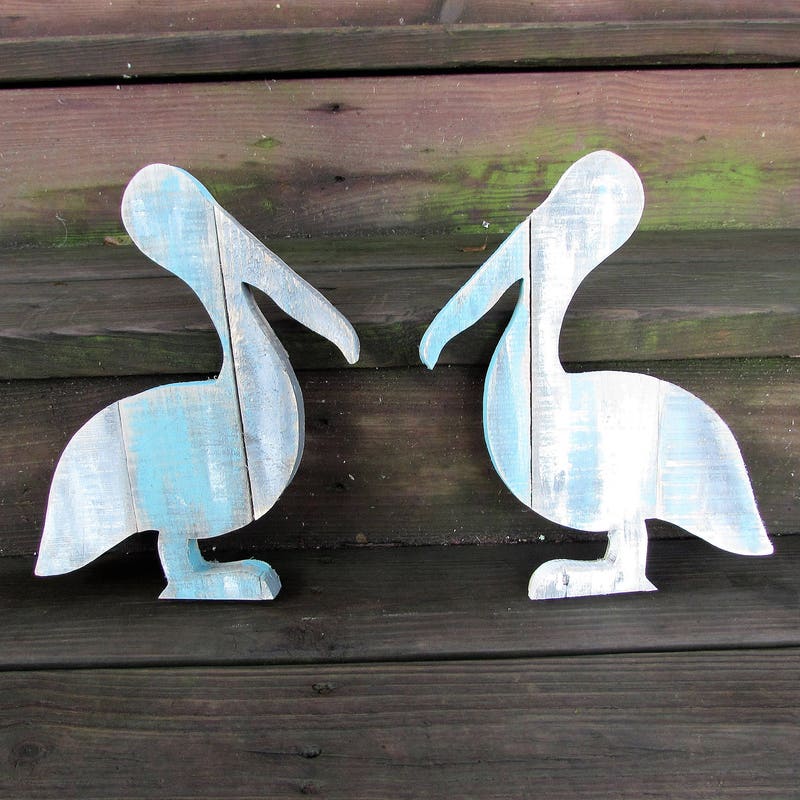 Wood Pelican - Etsy