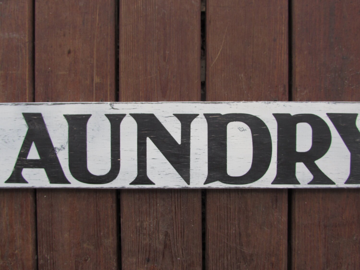 Reclaimed Wood Laundry Sign. Laundry Room Wood Sign. Black | Etsy