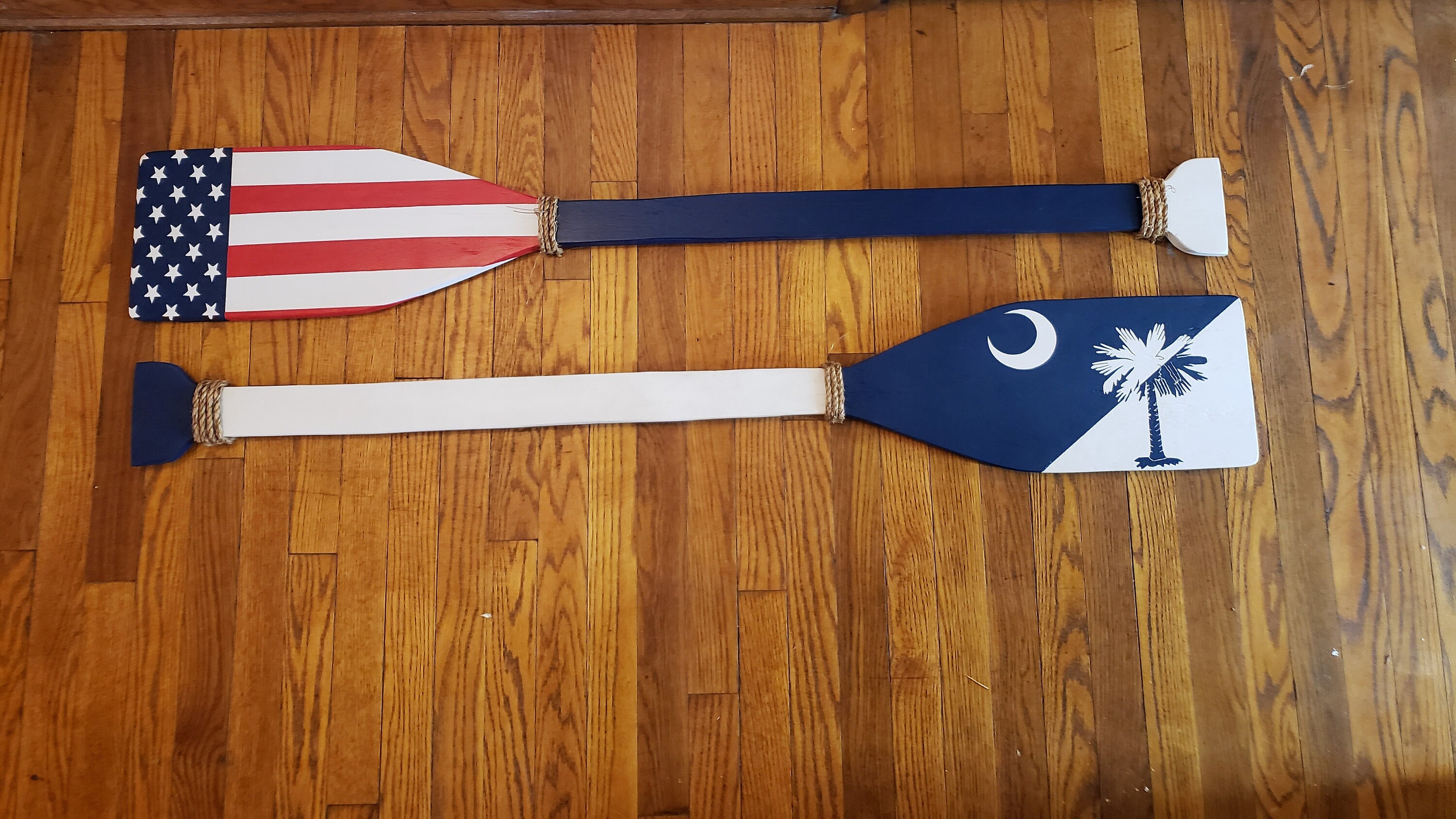 Flag Oars. Xl American Flag Oar Cutout. South Carolina Flag | Etsy