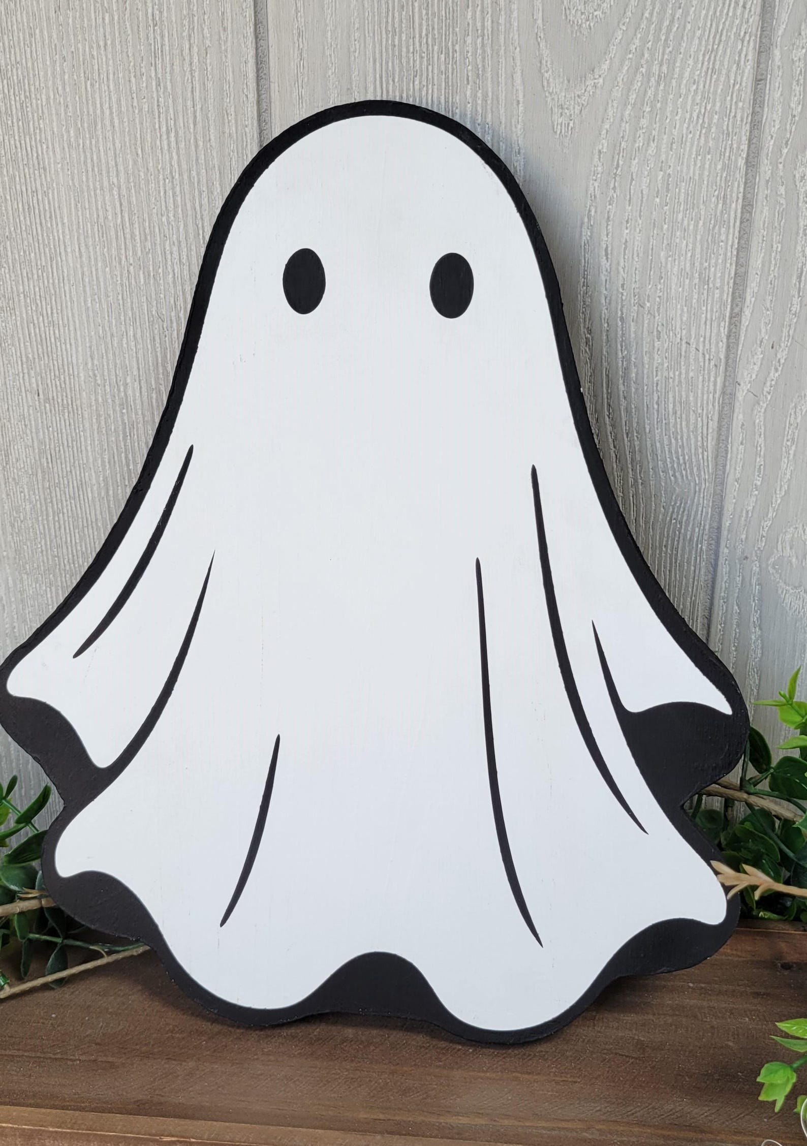Handmade Wooden Ghost, Spooky Halloween Decor (13 Inch) - Etsy