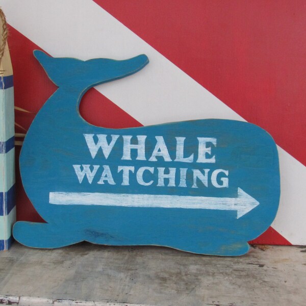 Whale Watching Sign - Etsy