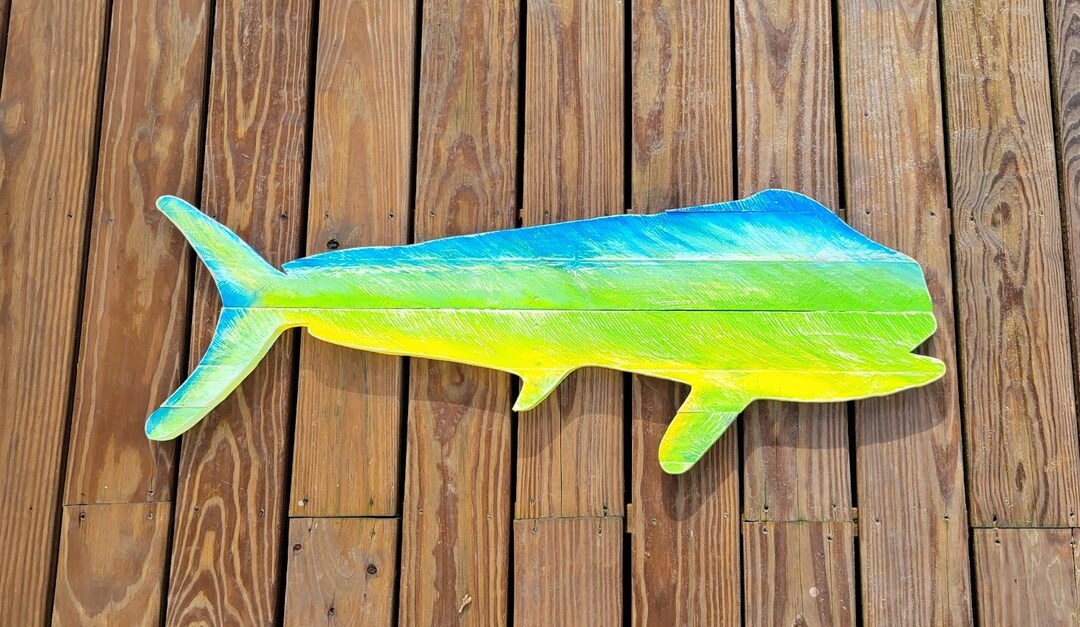 Mahi Mahi Wall Art. Dolphin Fish Wall Decor. Pallet Wood Fish Wall ...