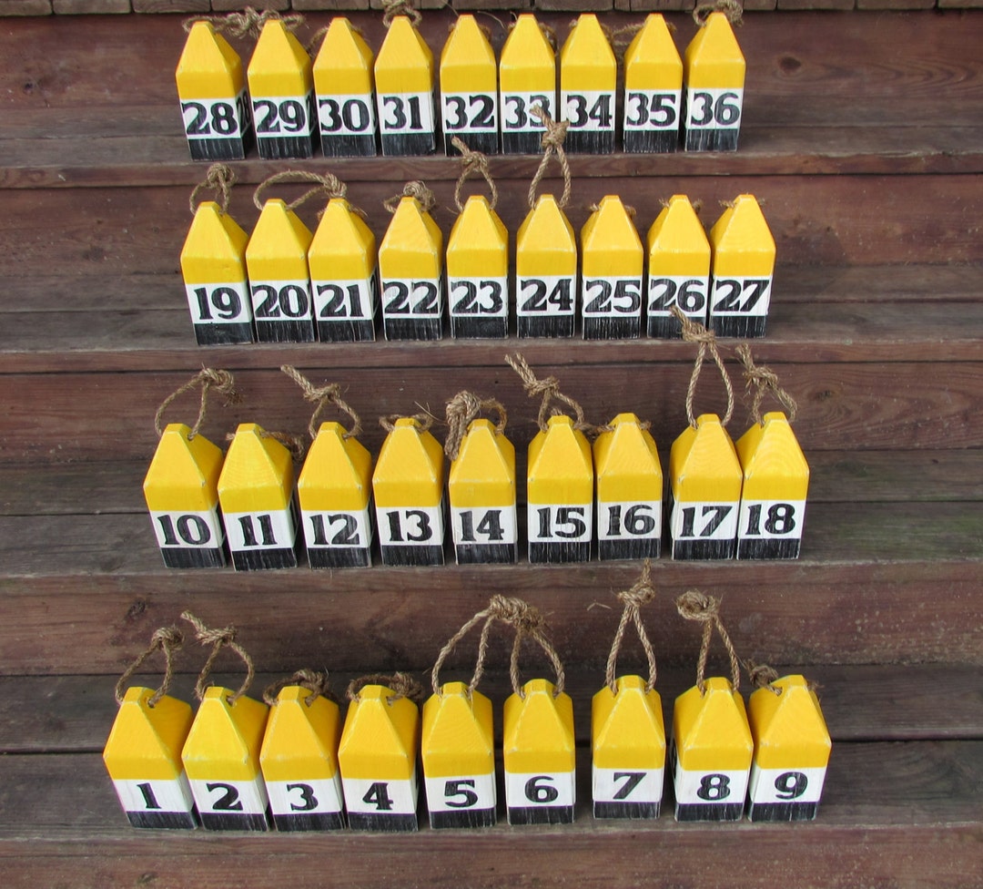 Set of 36 Table Number Buoys. 8 Inch Table Number Buoys. - Etsy