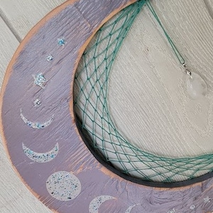 Crescent Moon Wall Hanging. Celestial Decor. Moon Decor. Moon Wall ...