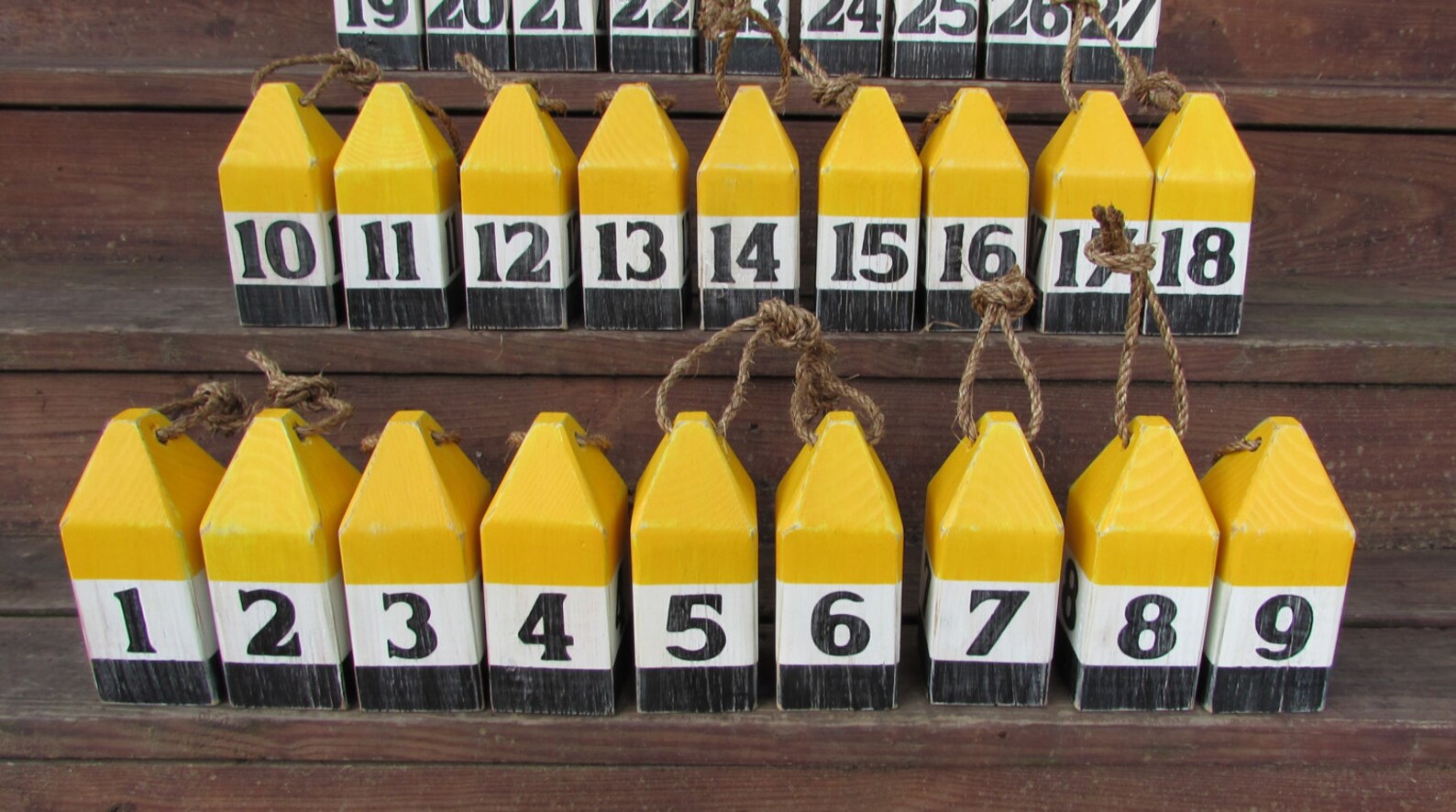 Set of 36 Table Number Buoys. 8 Inch Table Number Buoys. - Etsy