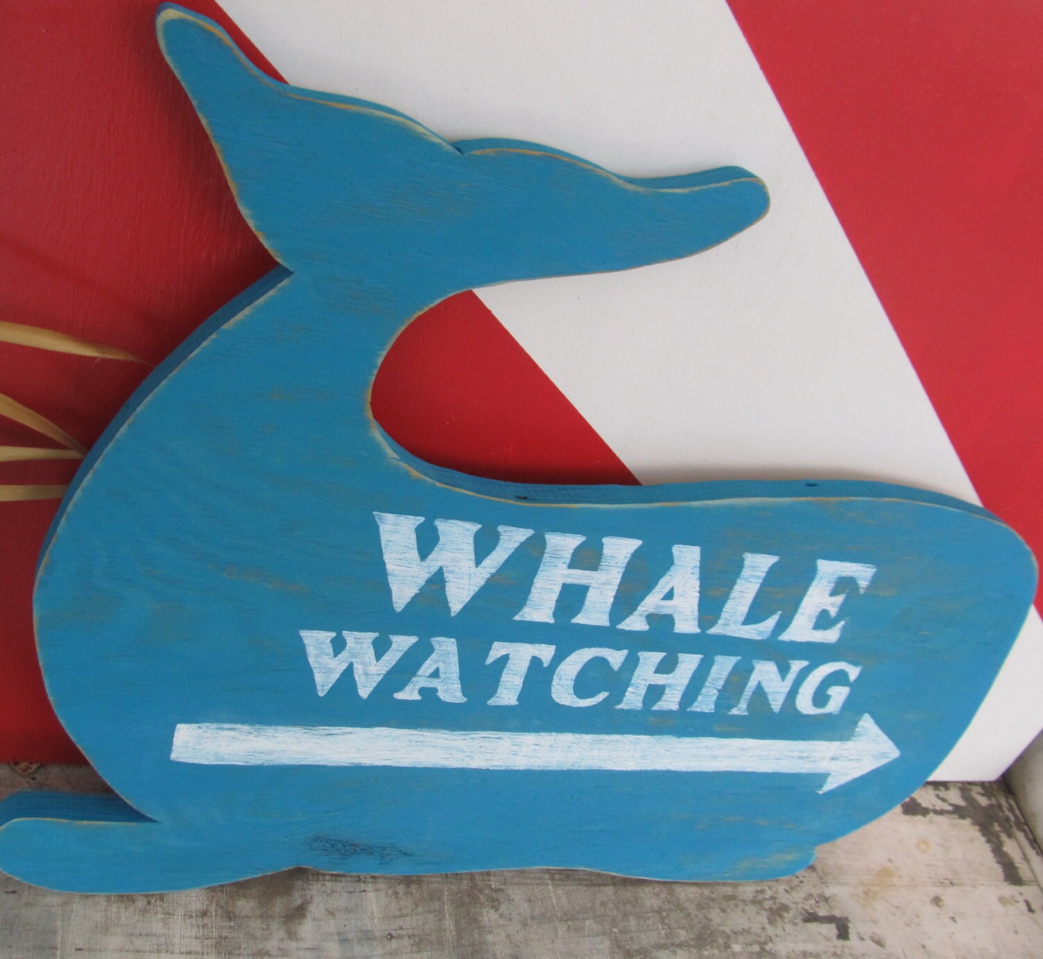Whale Watching Sign. Wood Whale Sign. Beach Decor. Nautical | Etsy