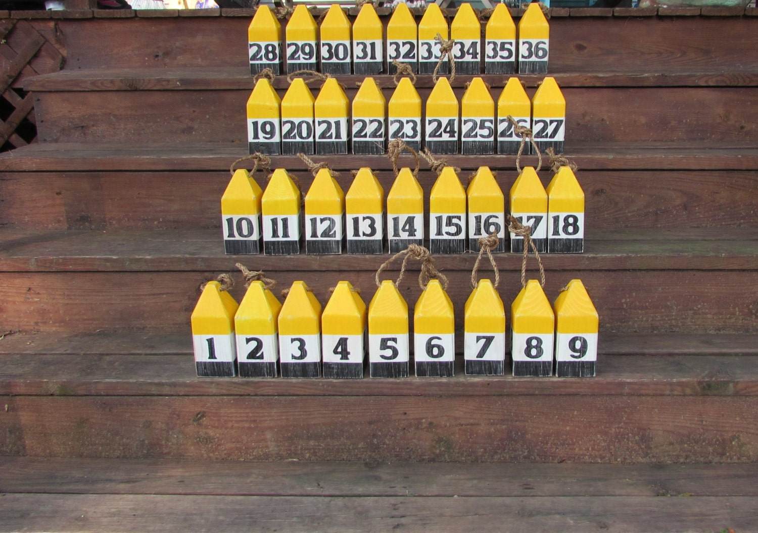 Set of 36 Table Number Buoys. 8 Inch Table Number Buoys. - Etsy