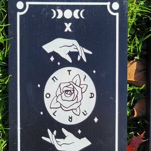 Tarot Card Wall Art. Tarot Card Decor. Wood Tarot Cards. - Etsy