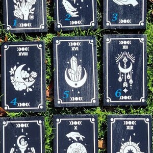 Tarot Card Wall Art. Tarot Card Decor. Wood Tarot Cards. - Etsy