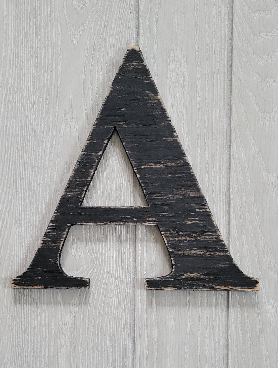 Rustic Letter Wall Art. 10 Wooden Letter Wall Decor. - Etsy