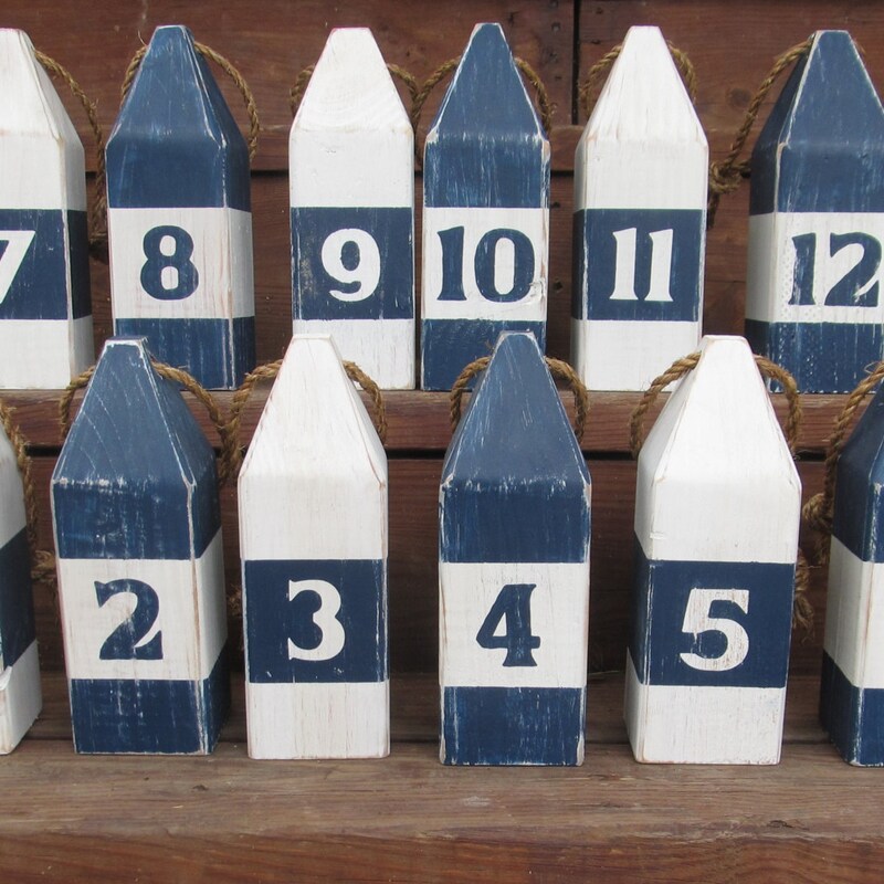 Wood Table Number - Etsy