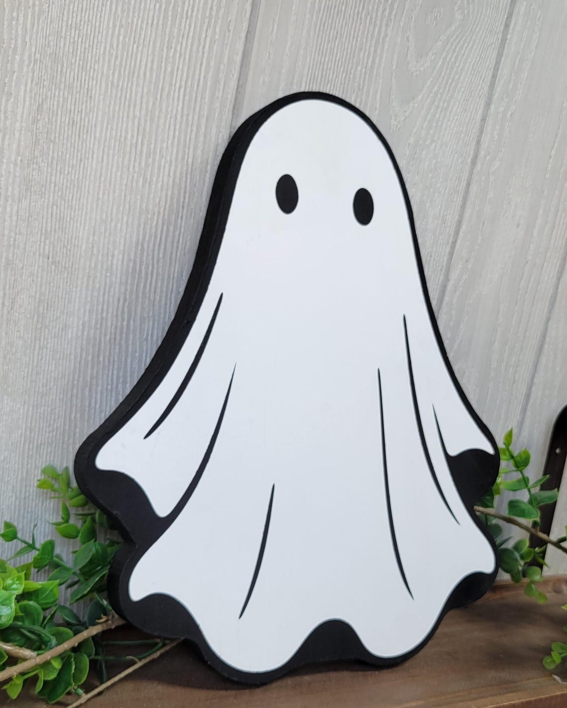 Handmade Wooden Ghost, Spooky Halloween Decor (13 Inch) - Etsy