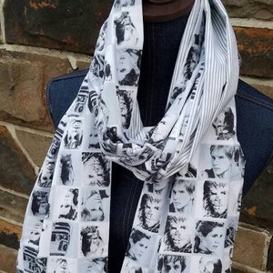 Star Wars Characters Printed Scarf - Etsy