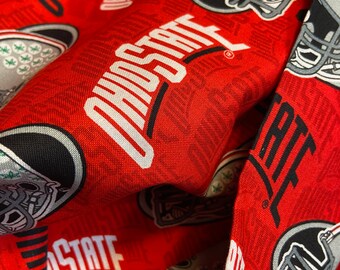 Ohio State Fabric - Etsy