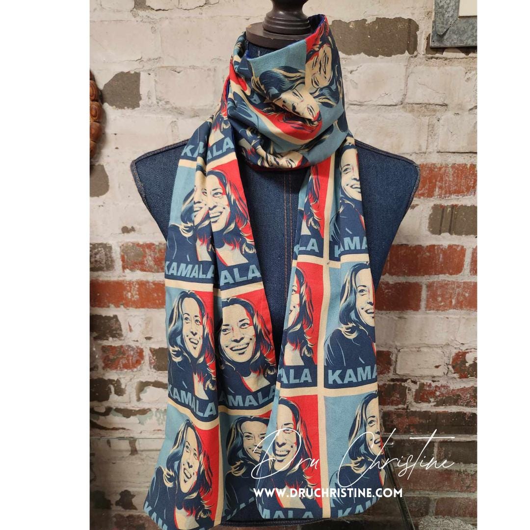 Kamala Harris Art Deco Print Unisex Scarf - Etsy