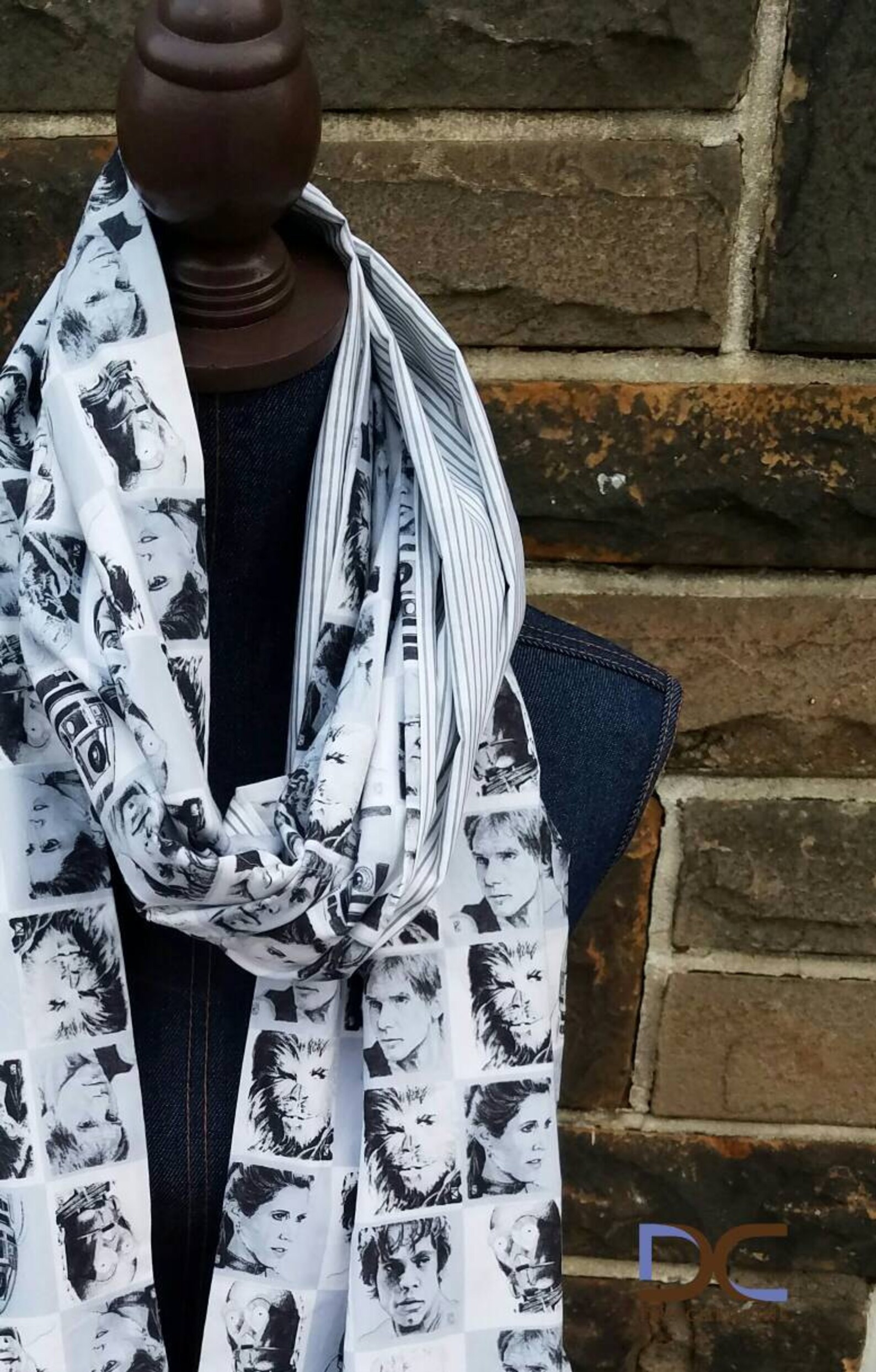 Star Wars Characters Printed Scarf - Etsy