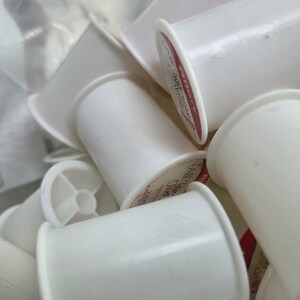 100 Empty Plastic Thread Spools Lot | Craft & DIY - Etsy