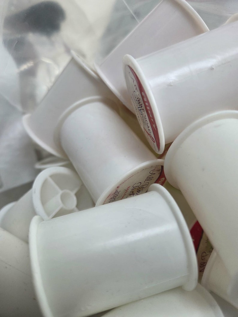 100 Empty Plastic Thread Spools Lot | Craft & DIY - Etsy