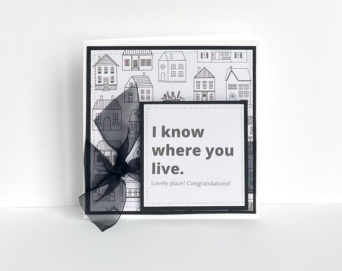 Congratulations on Your New Home Handmade Card - Etsy