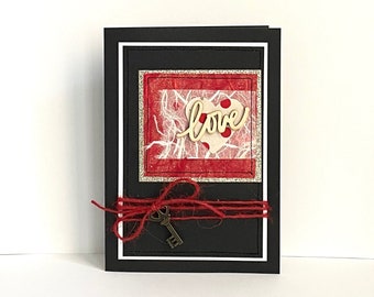 Love Handmade Card - Etsy