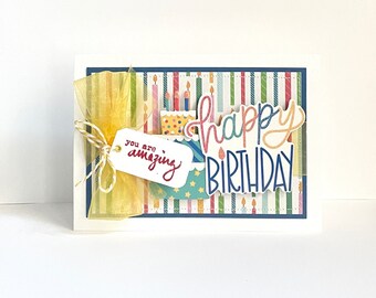 Handmade Birthday Card Son - Etsy