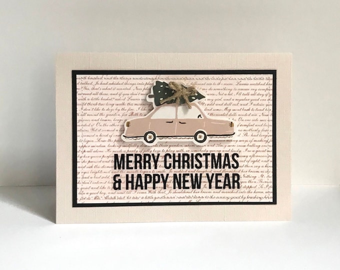 Christmas Handmade Card - Etsy
