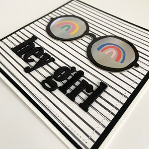 Hey Girl Handmade Card - Etsy