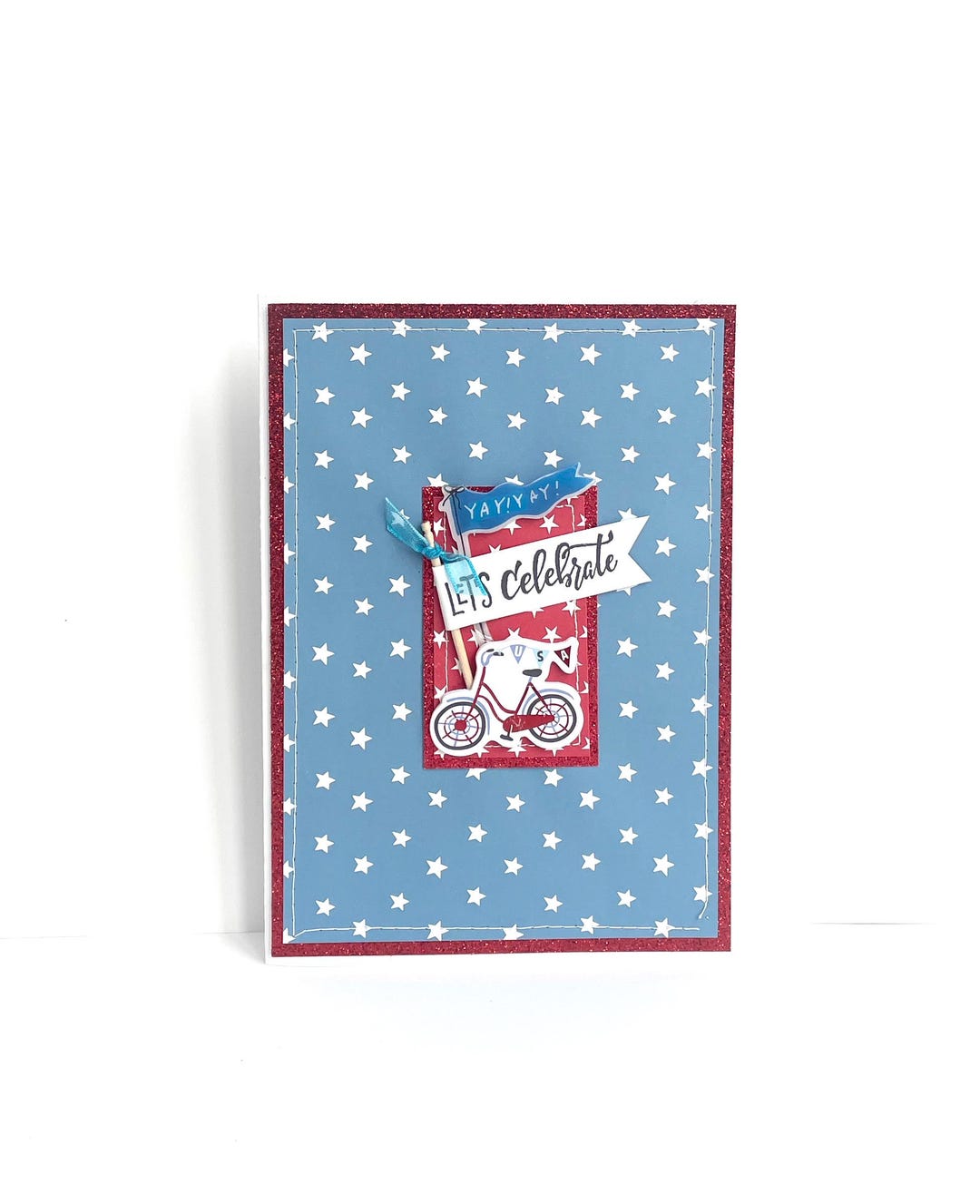 Independence Day Handmade Card - Etsy