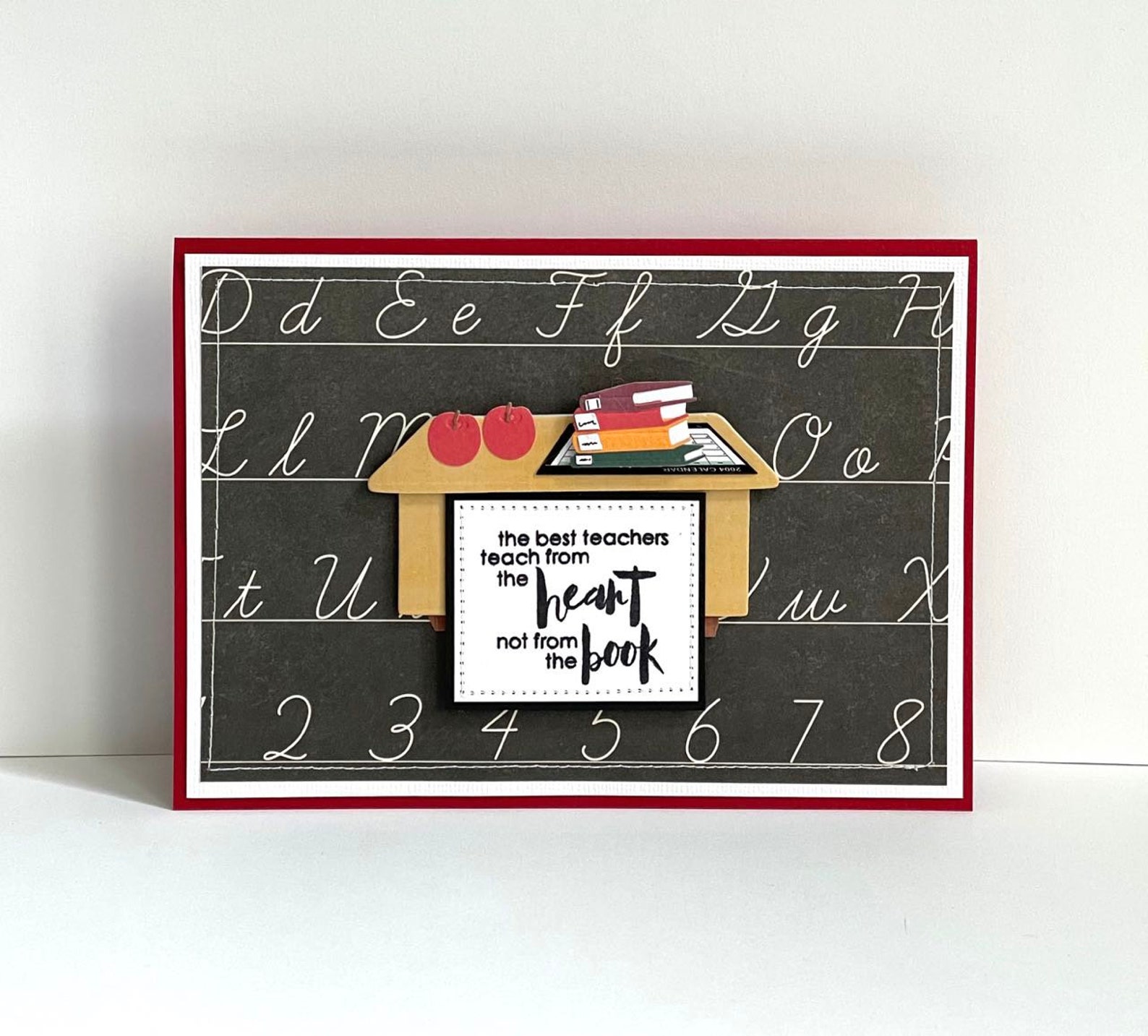 Teacher Handmade Card | Etsy