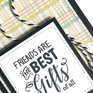 Friendship Handmade Card - Etsy