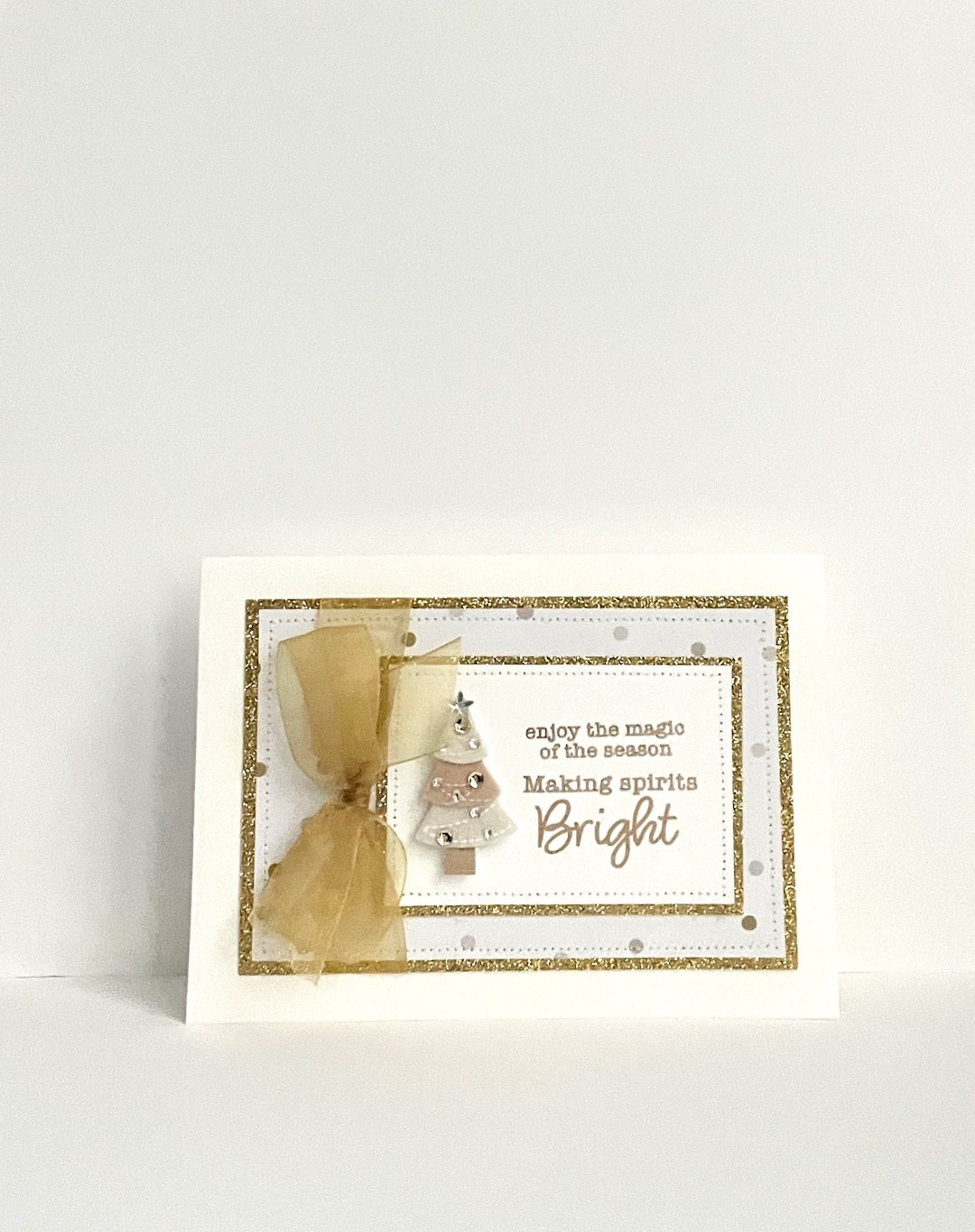 Christmas Handmade Card - Etsy