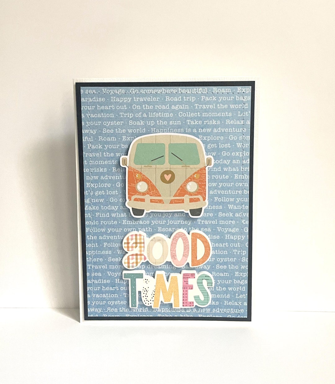 Good Times Van Life Handmade Card - Etsy