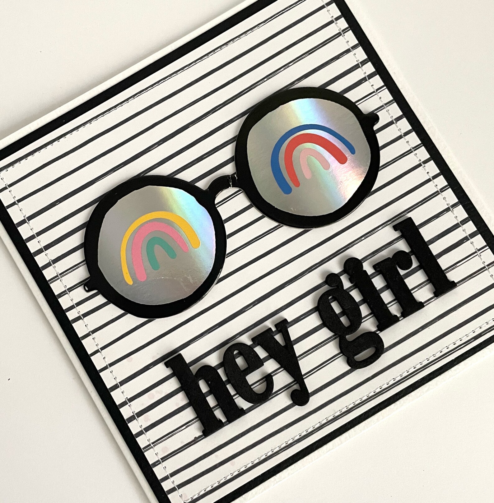 Hey Girl Handmade Card - Etsy