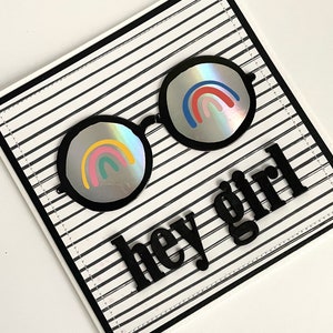 Hey Girl Handmade Card - Etsy