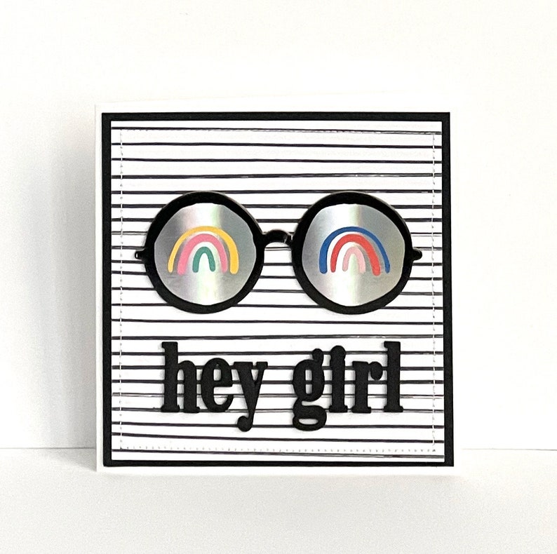 Hey Girl Handmade Card - Etsy
