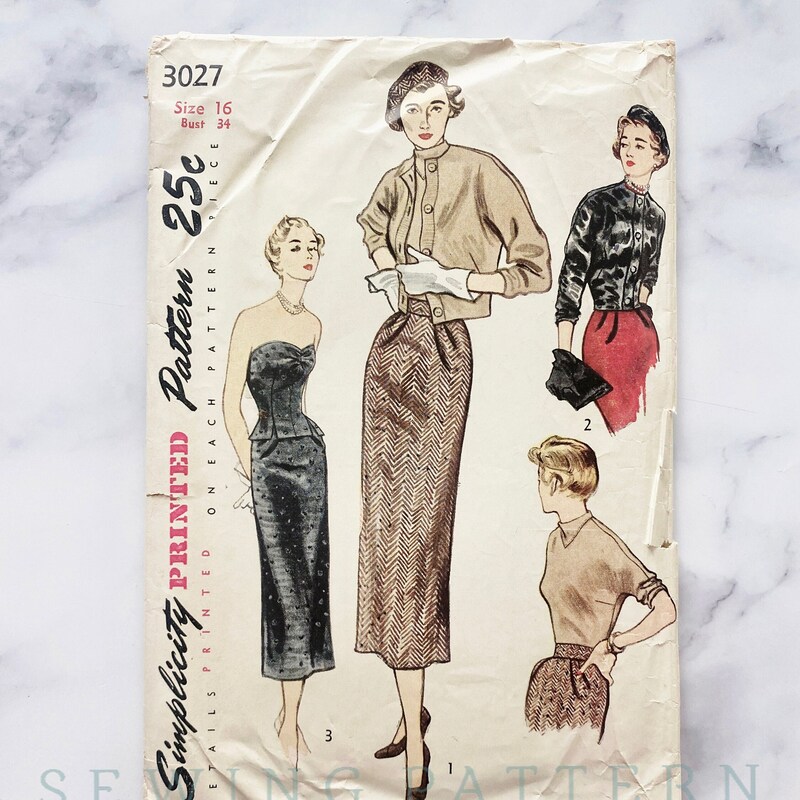 Vintage Sewing Patterns - Etsy