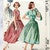 80s Simplicity 6827. 30 Bust. Gunne Sax Cotillion Ruffle Princess Dress ...