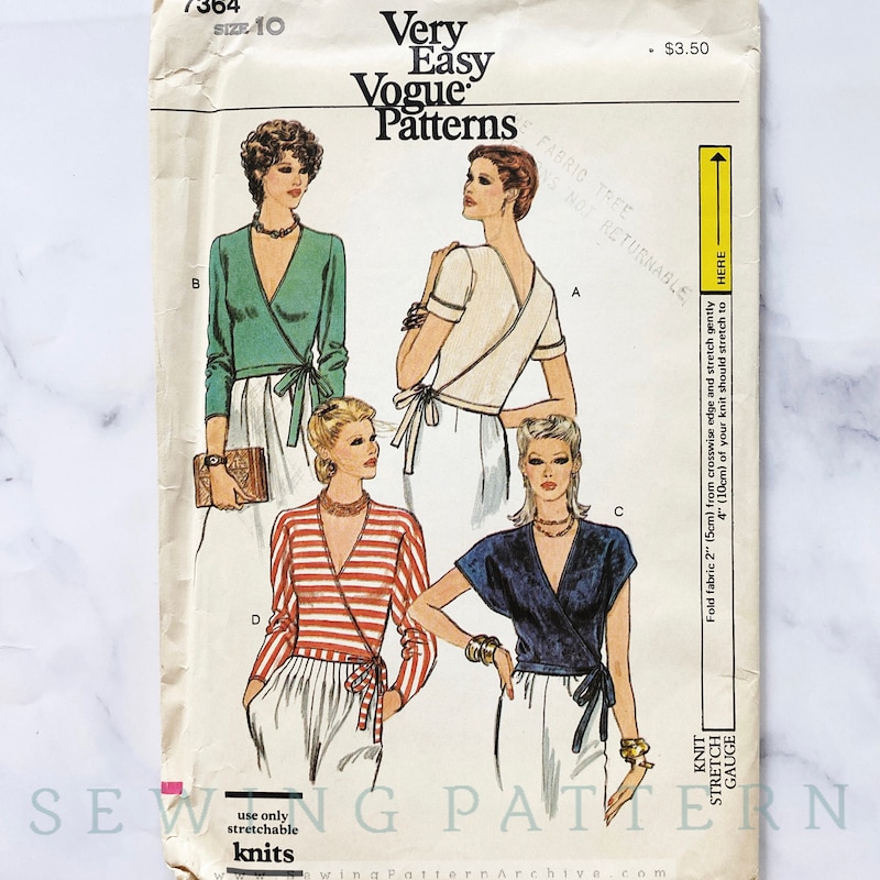 Surplice Top Sewing Pattern - Etsy