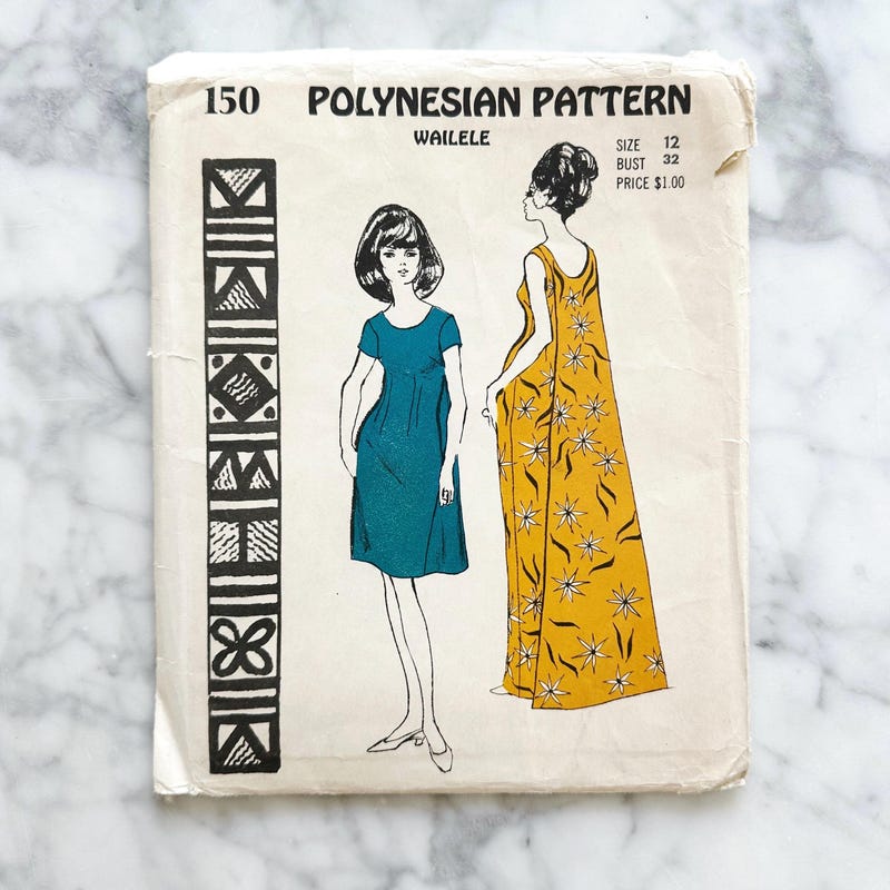 Polynesian Sewing Pattern - Etsy